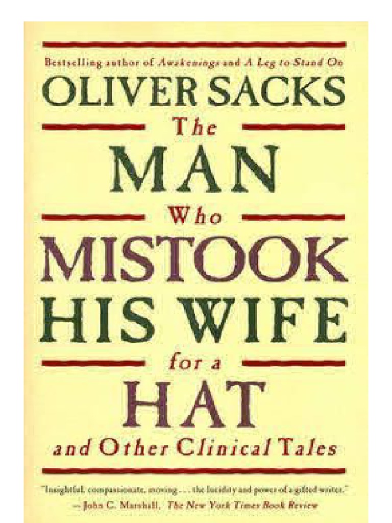 The Man Who Mistook His Wife For A Hat and Other Clinical Tales | PDF ...