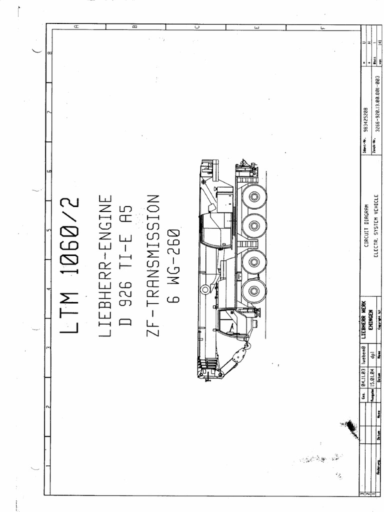 Liebheer LTM 1060-2 Part 1 | PDF