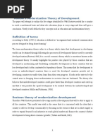 Walt Rostow Four Stages of Modernization | PDF | Modernization Theory ...