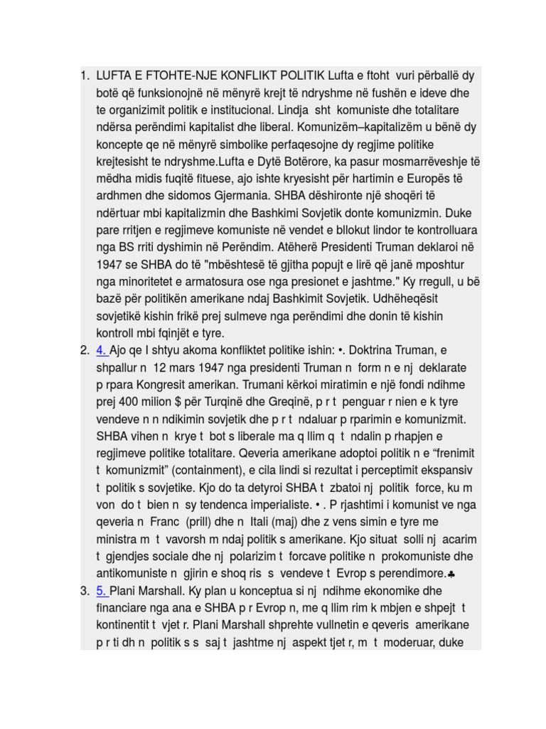 Lufta e Ftohte | PDF