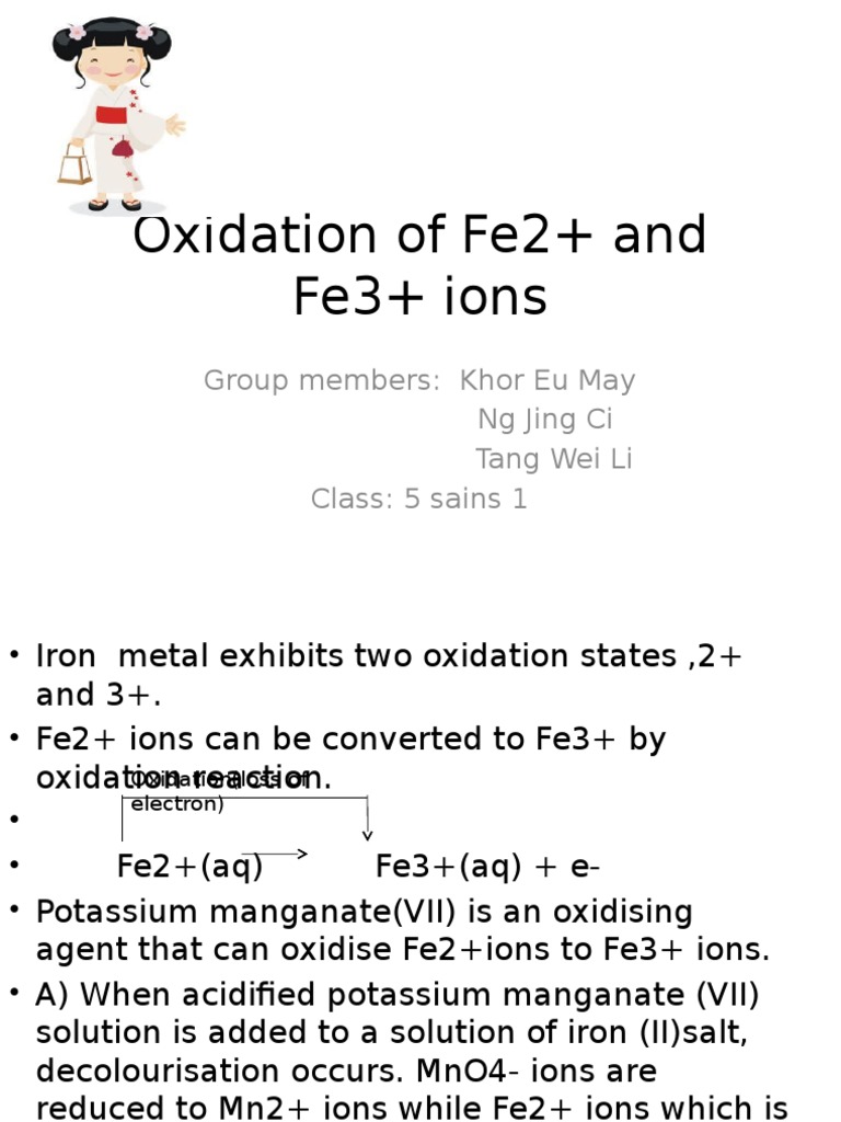 Chemistry Fe2+ and Fe3+ | PDF | Hydroxide | Redox