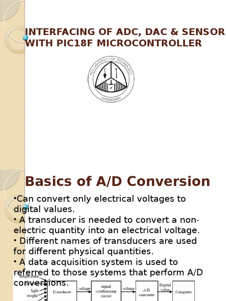 PIC PPT 13104022 (4th Year) | PDF | Analog To Digital Converter ...