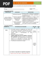 Sesion de Ecuaciòn Cuadràtica 3er Año 2023 PDF | PDF | Ecuaciones | Aprendizaje