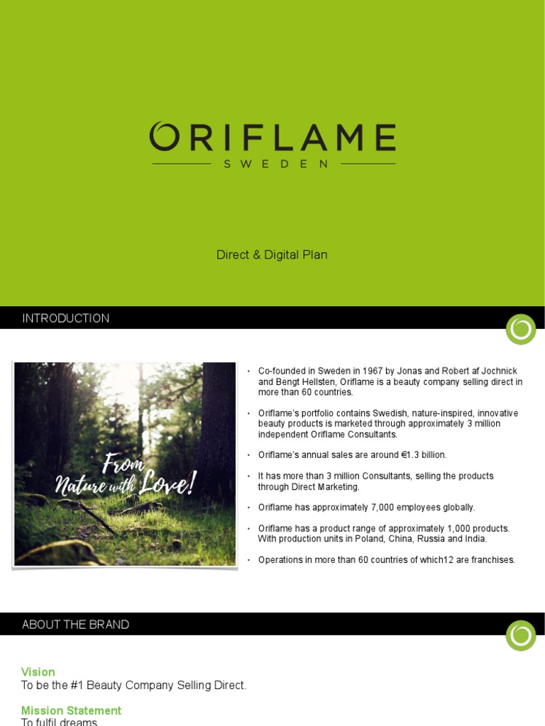 ORIFLAME | PDF | Brand | Multi Level Marketing