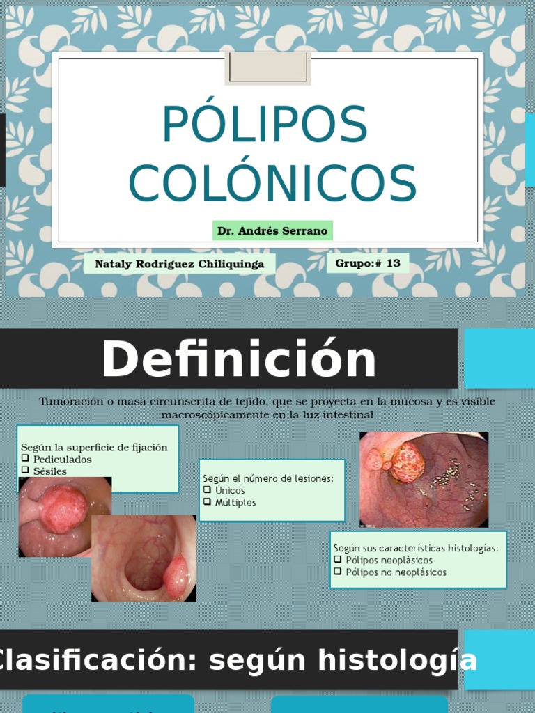 Polipos Colónicos | PDF | Cáncer colonrectal | Neoplasias