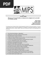 Cuadernillo de Preguntas MIPS | PDF | Toma de decisiones | Conceptos psicologicos