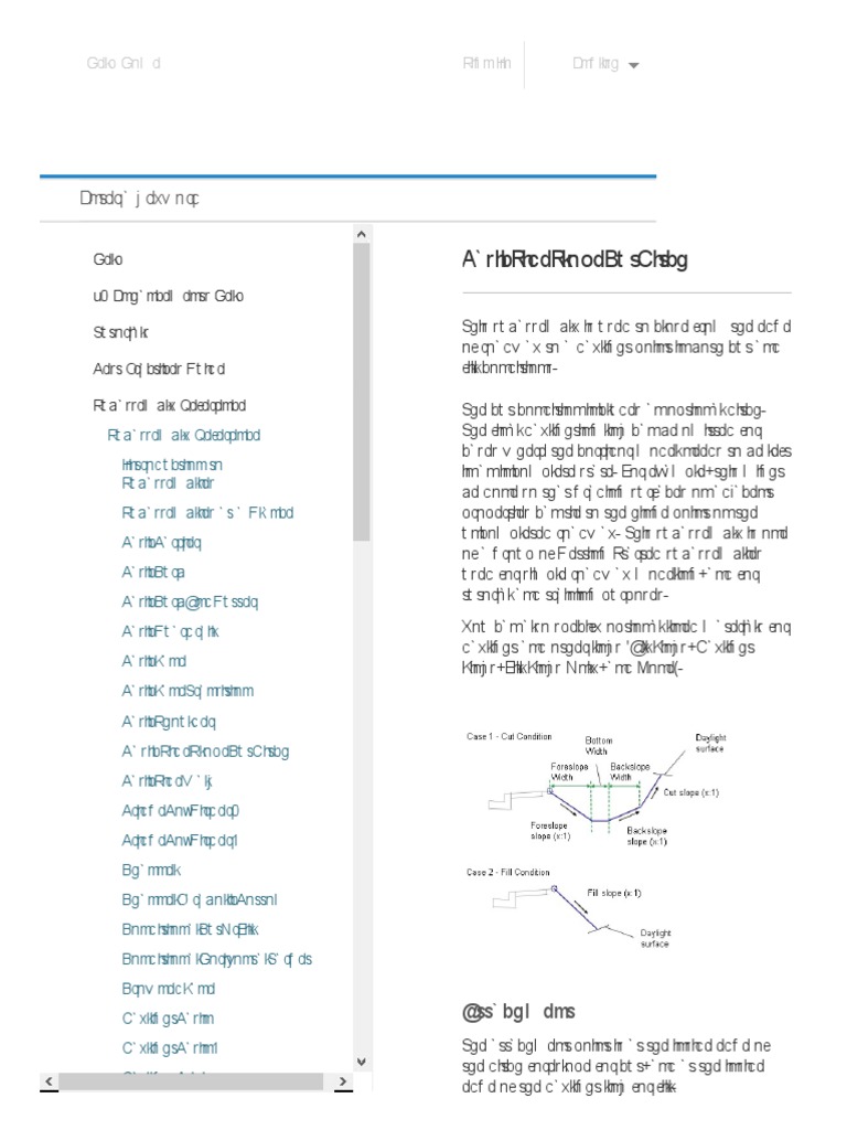 AutoCAD Civil 3D Help - BasicSideSlopeCutDitch | PDF