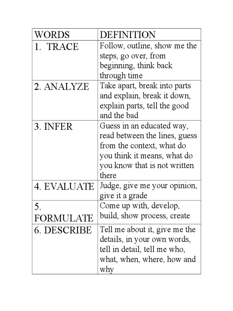 Larry Bells Test Word Vocabulary | PDF | Educational Assessment ...