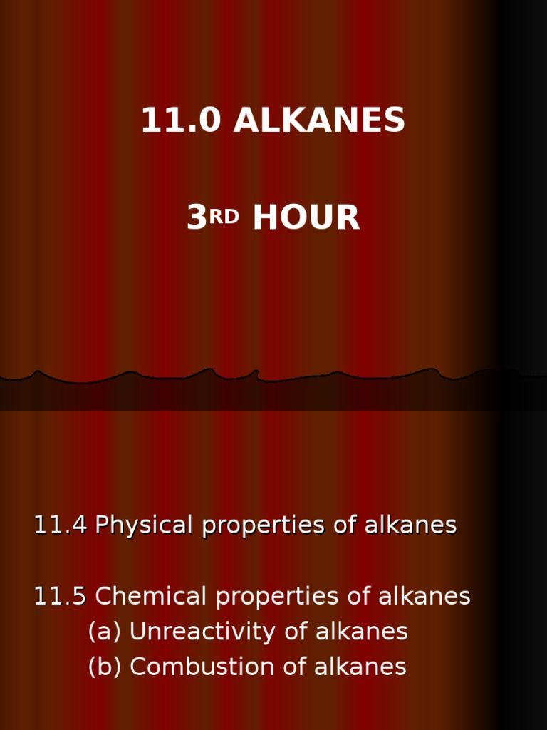 3rd Alkanekmpp | Download Free PDF | Alkane | Solubility