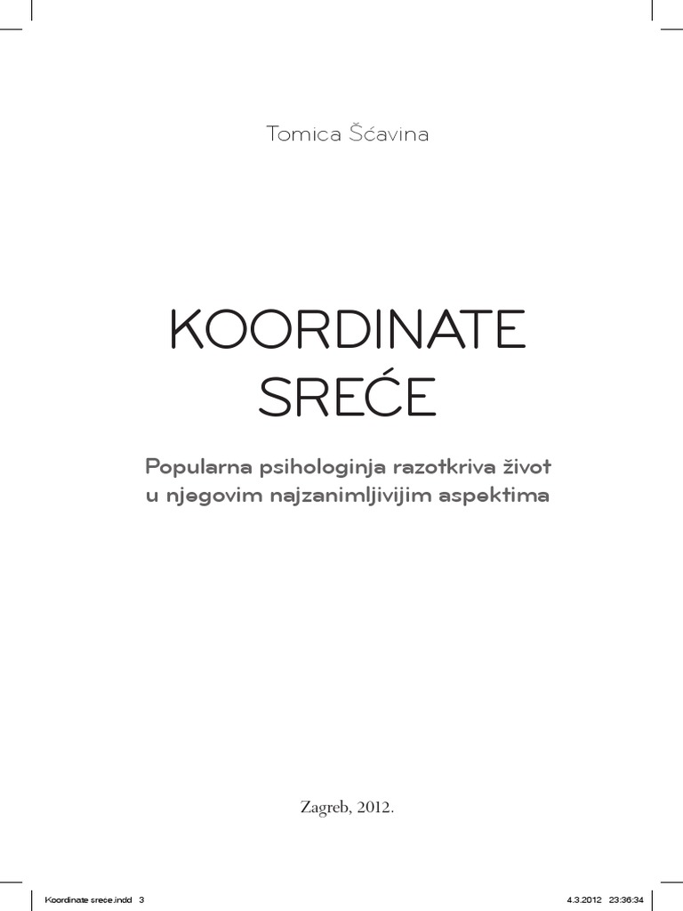 Koordinate Sreće | PDF
