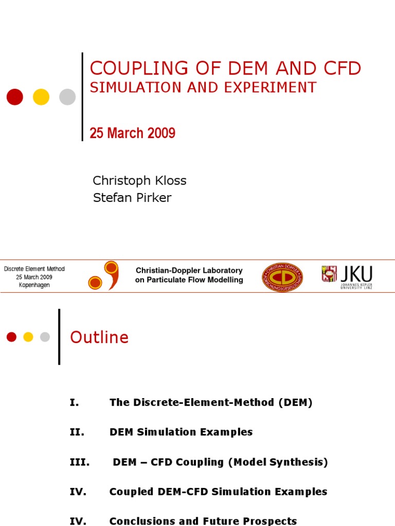 Coupling of DEM and CFD PDF | PDF | Science & Mathematics | Technology ...