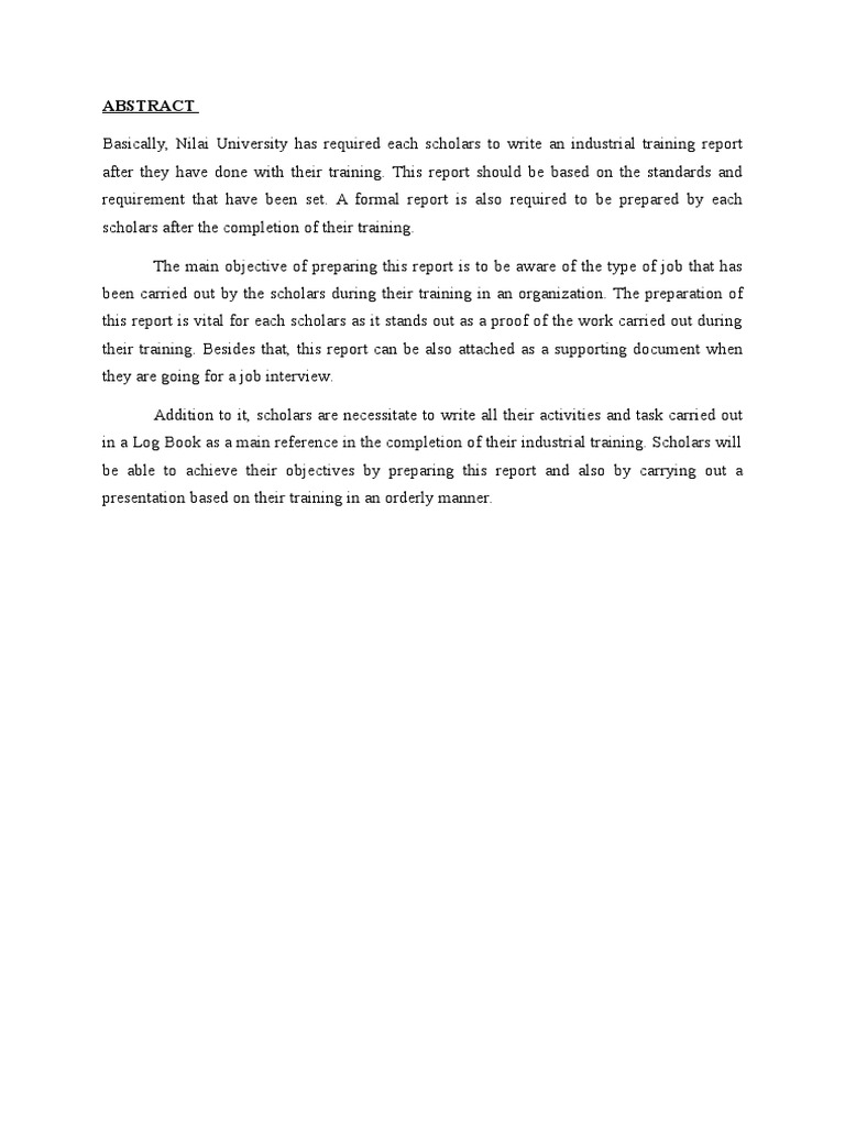 Abstract | Download Free PDF | Internship | Job Hunting