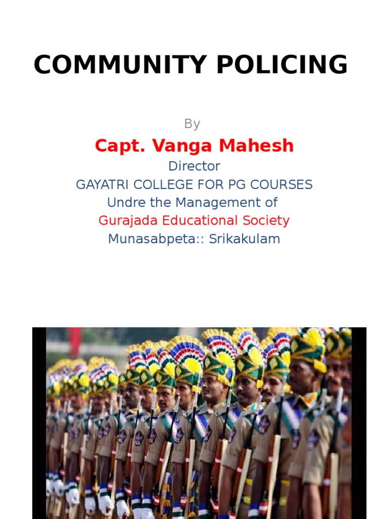 Community Policing | PDF | Community Policing | Public Sphere
