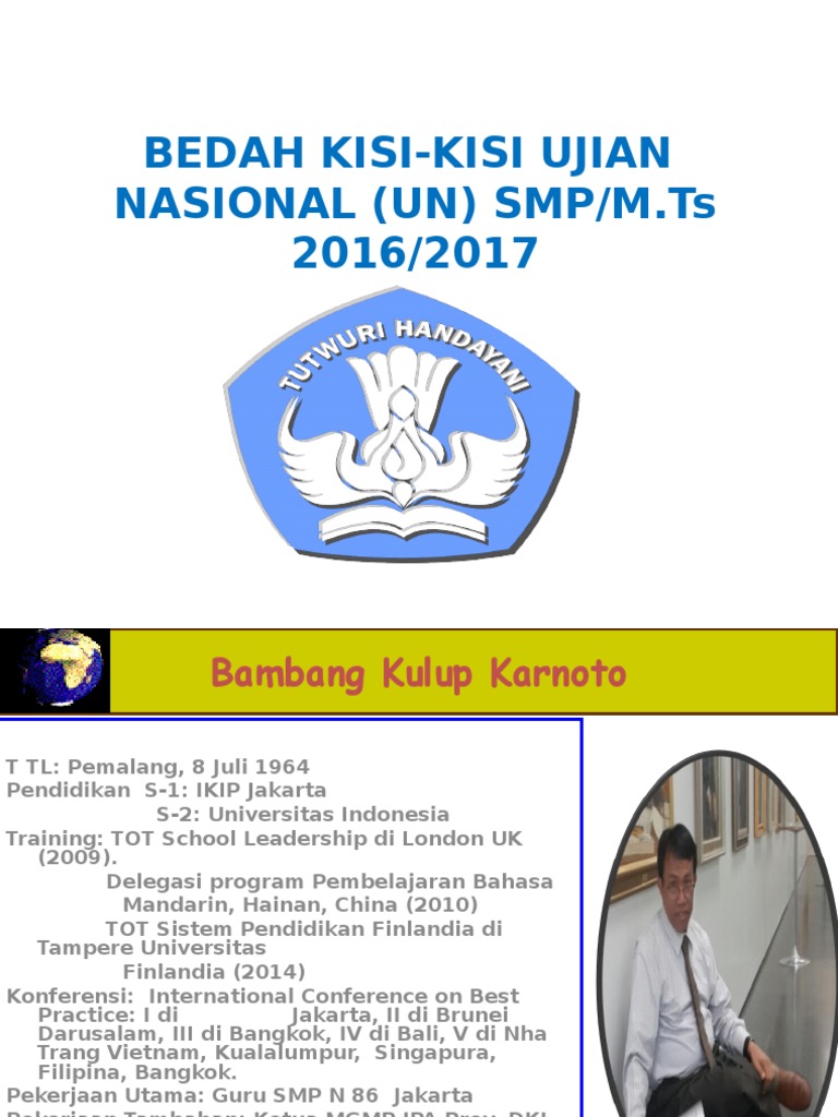 Bedah SKL Un SMP 2017 | PDF