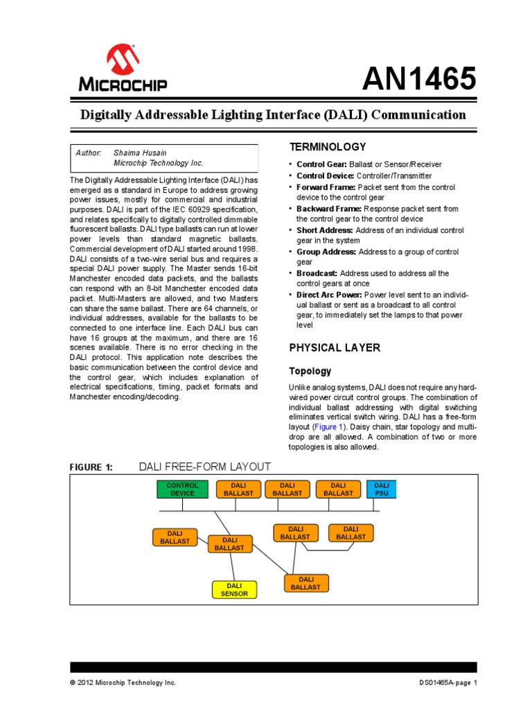 DALI Application Note (Usefull) | PDF | Electrical Connector | Network ...