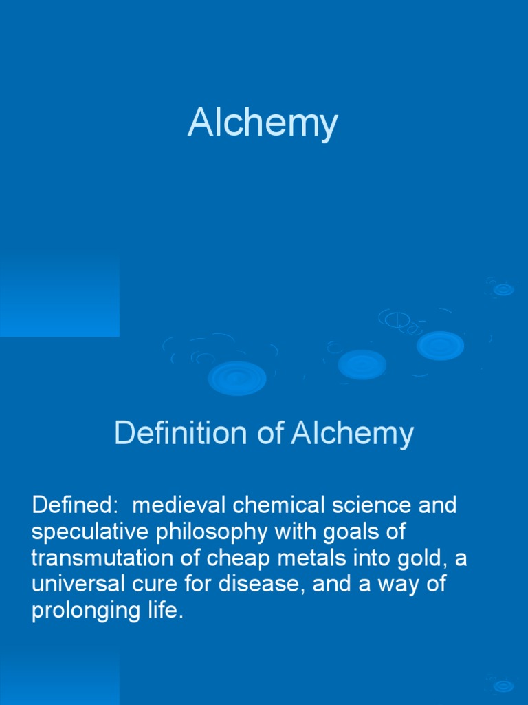 Alchemy | PDF