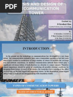 Communication Tower Design PDF | PDF | Telecommunication | Radio