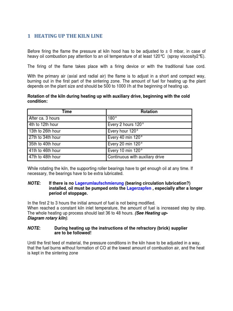 Heating Up Curve-Kiln Burner | PDF | Combustion | Heat Transfer