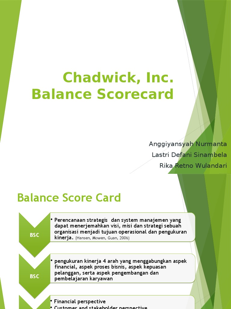 Chadwick Inc | PDF