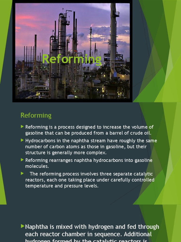 Reforming and Naphtha Splitter | Cracking (Chemistry) | Chemical ...