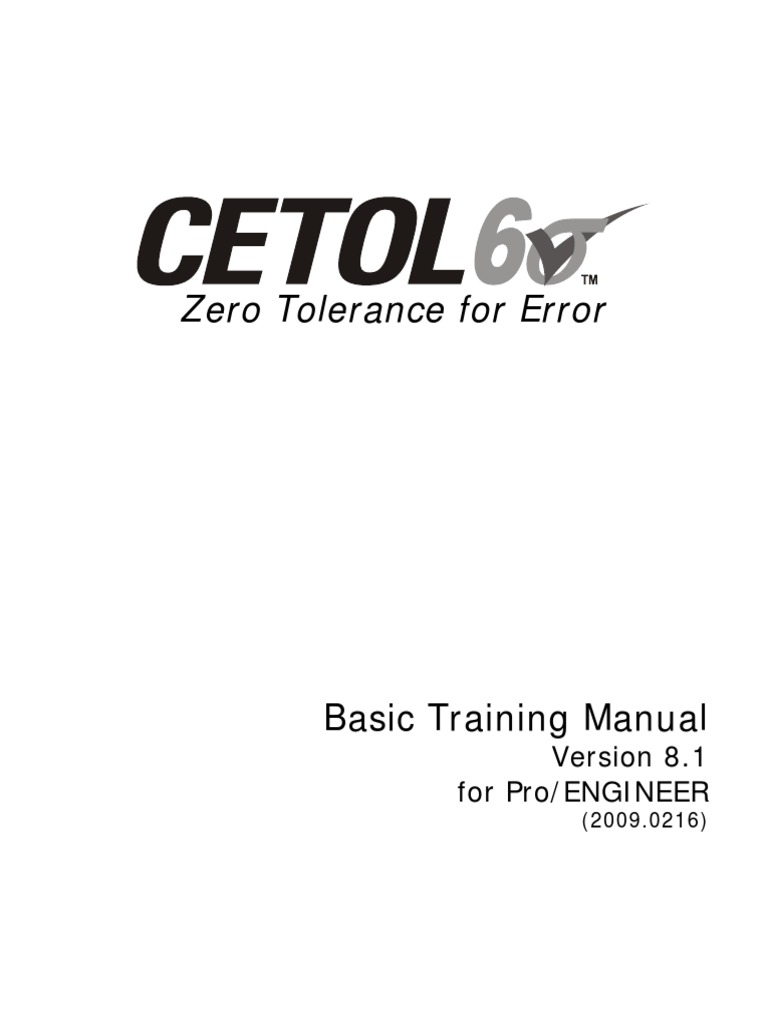 CETOL 6 O Basic Training Manual V8 1 For ProENGINEER 3 52 MB PDF | PDF | Engineering Tolerance ...