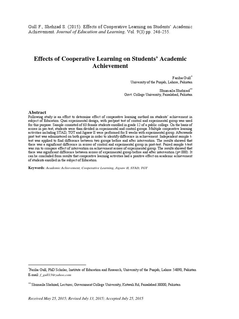 Contoh Artikel Paired Sample T Test | PDF | Experiment | Student's T Test