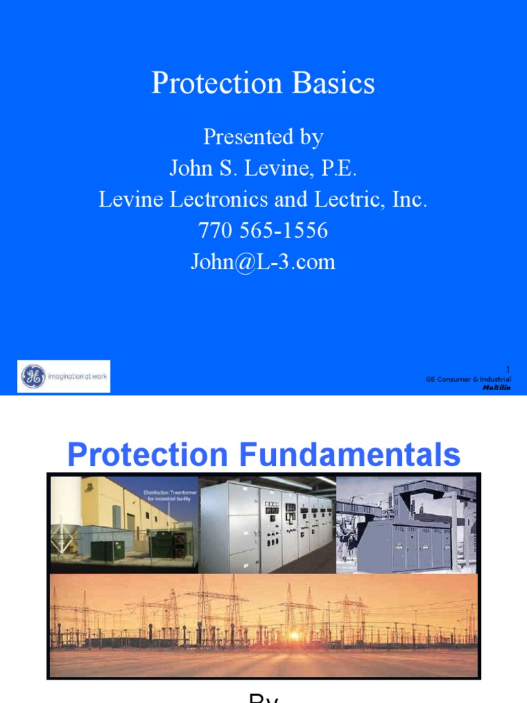 Basic Protection System | PDF | Electrical Substation | Relay