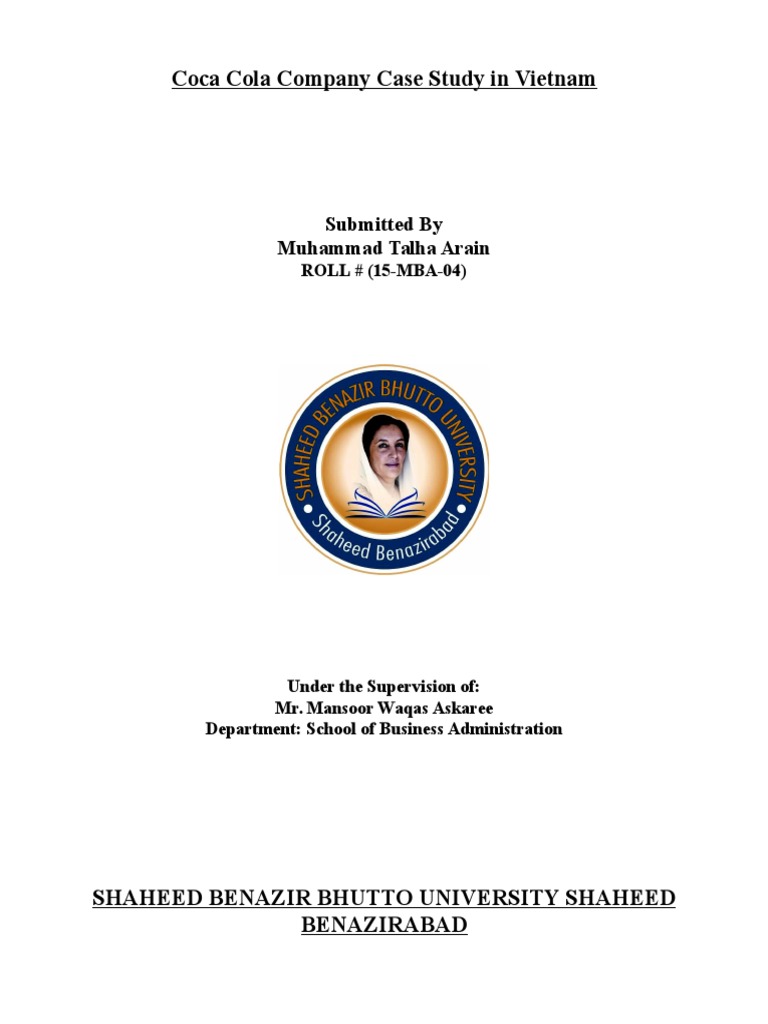 The Coca Cola Case Study | PDF