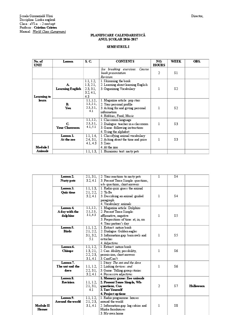 World Class | PDF | Adverb | Grammatical Tense