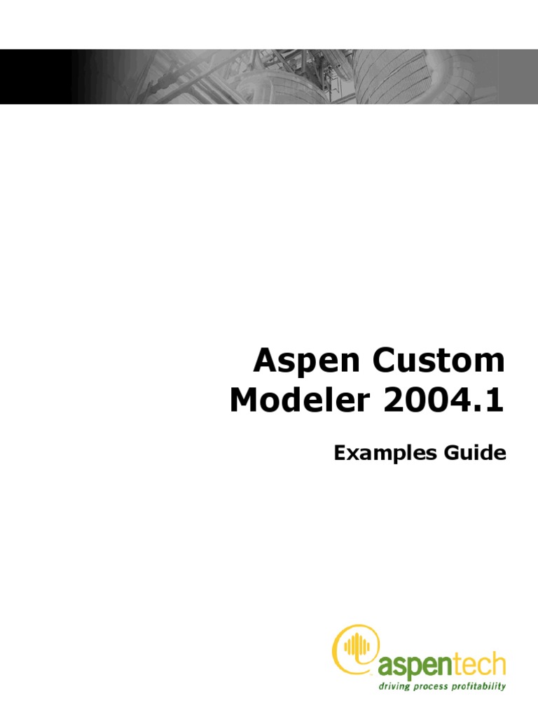Aspen Custom Modeler Examples | Icon (Computing) | Keyboard Shortcut