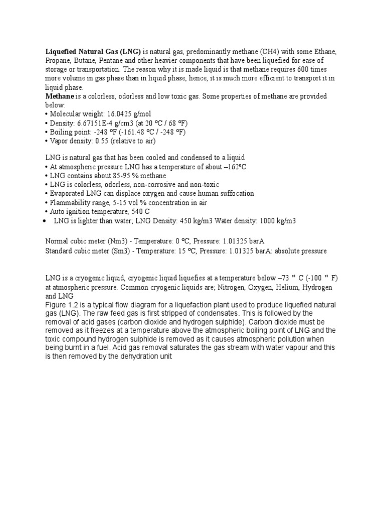 LNG | PDF | Natural Gas | Liquefied Natural Gas
