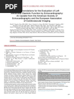 Diastolic Assessment ASE Guidelines | PDF | Diastole | Echocardiography