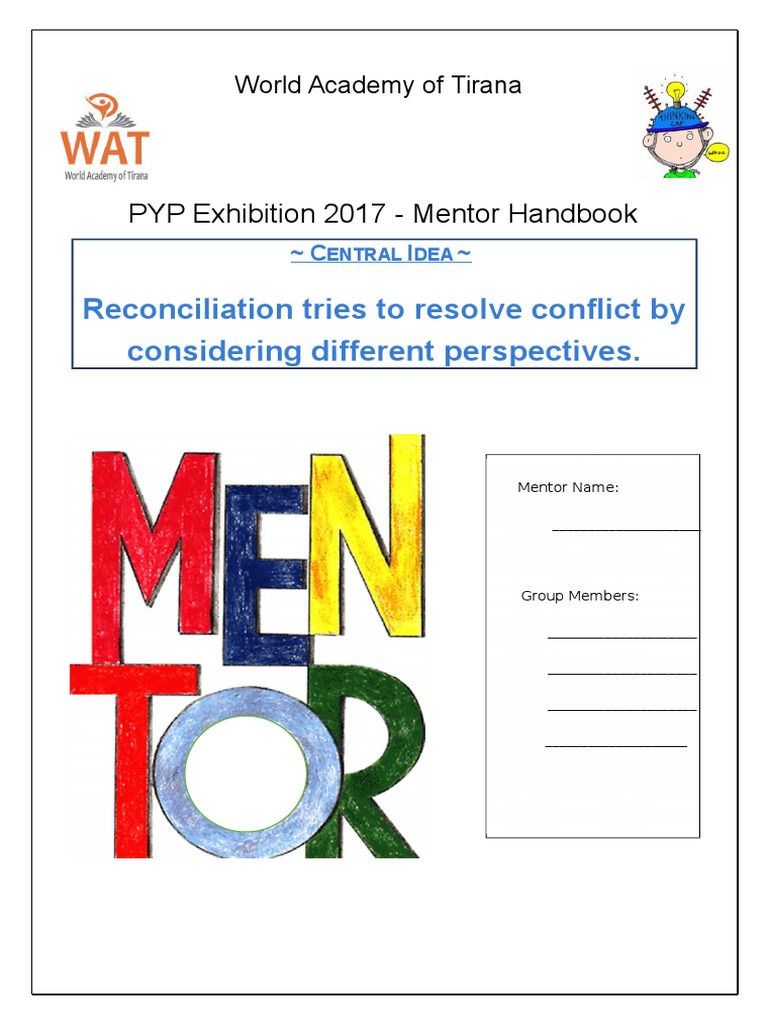 Exhibition Mentor Handbook g-5 | PDF | Mentorship | Inquiry