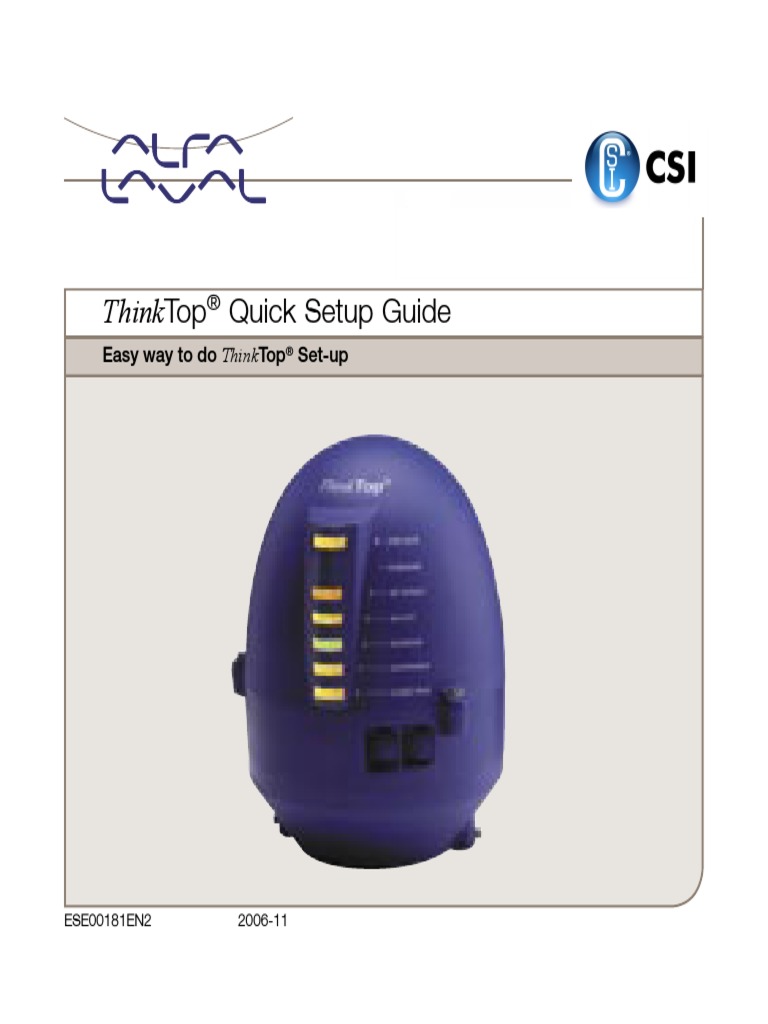 ThinkTop Setup Guide | PDF