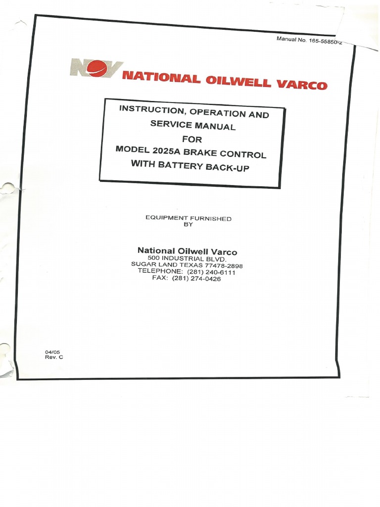 Baylor Brake Control 2025A | PDF