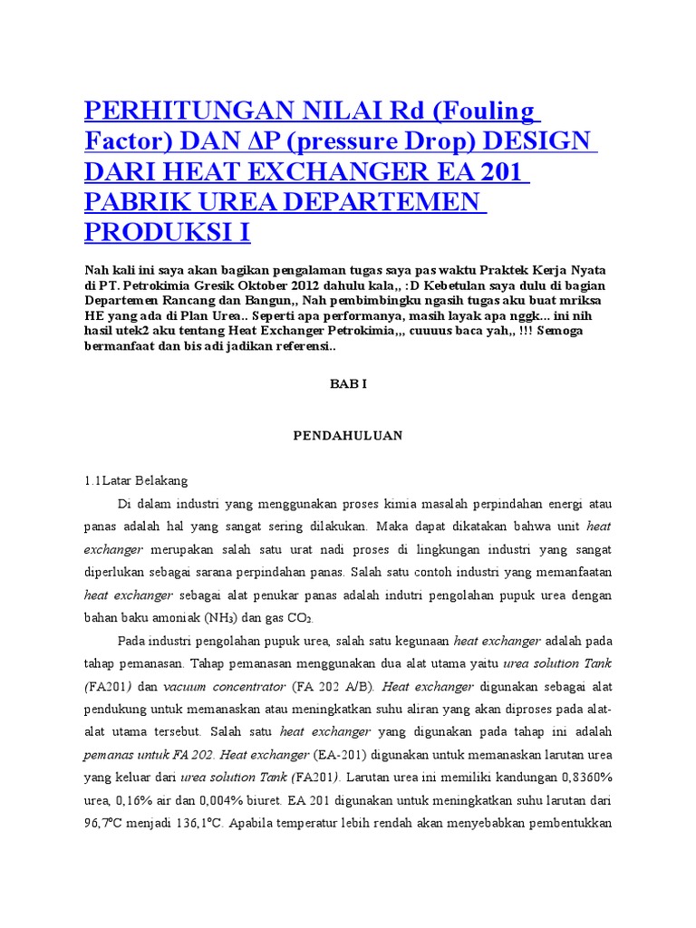 Perhitungan Nilai RD | PDF