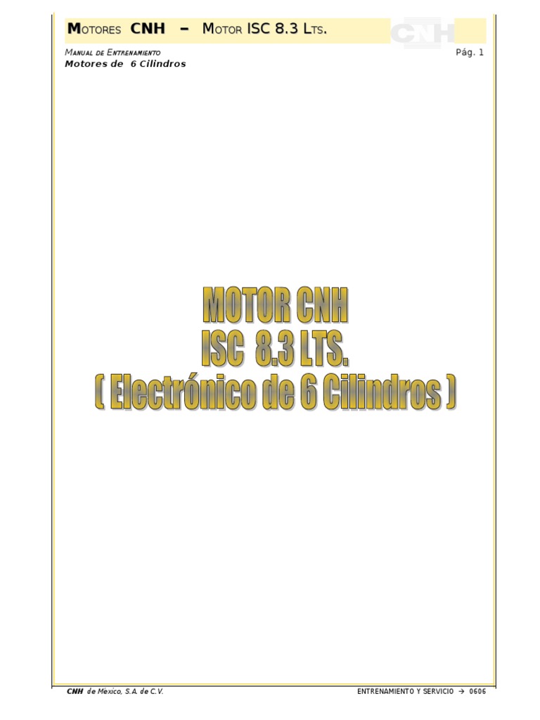 Manual Cummins Isc | PDF | Bomba | Motor de combustión interna