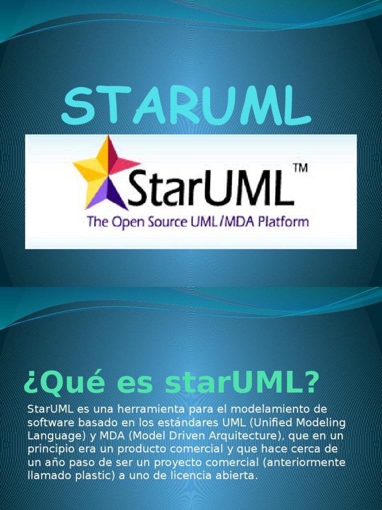 Introducción a StarUML: Una herramienta de modelado UML de código ...