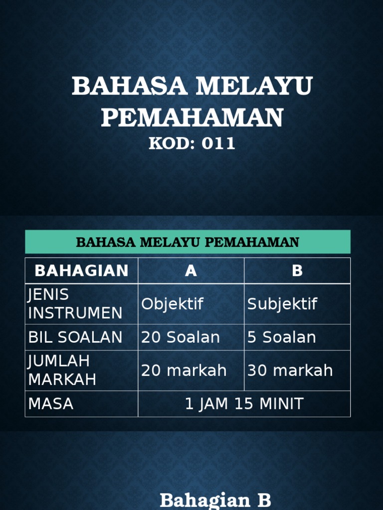 Modul Menjawab BM Upsr Bahagian B Pemahaman | PDF