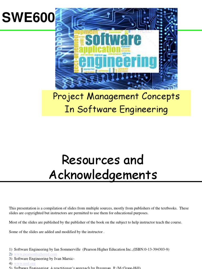 SWE-600 SW Project Management | PDF | Software Development | Leadership