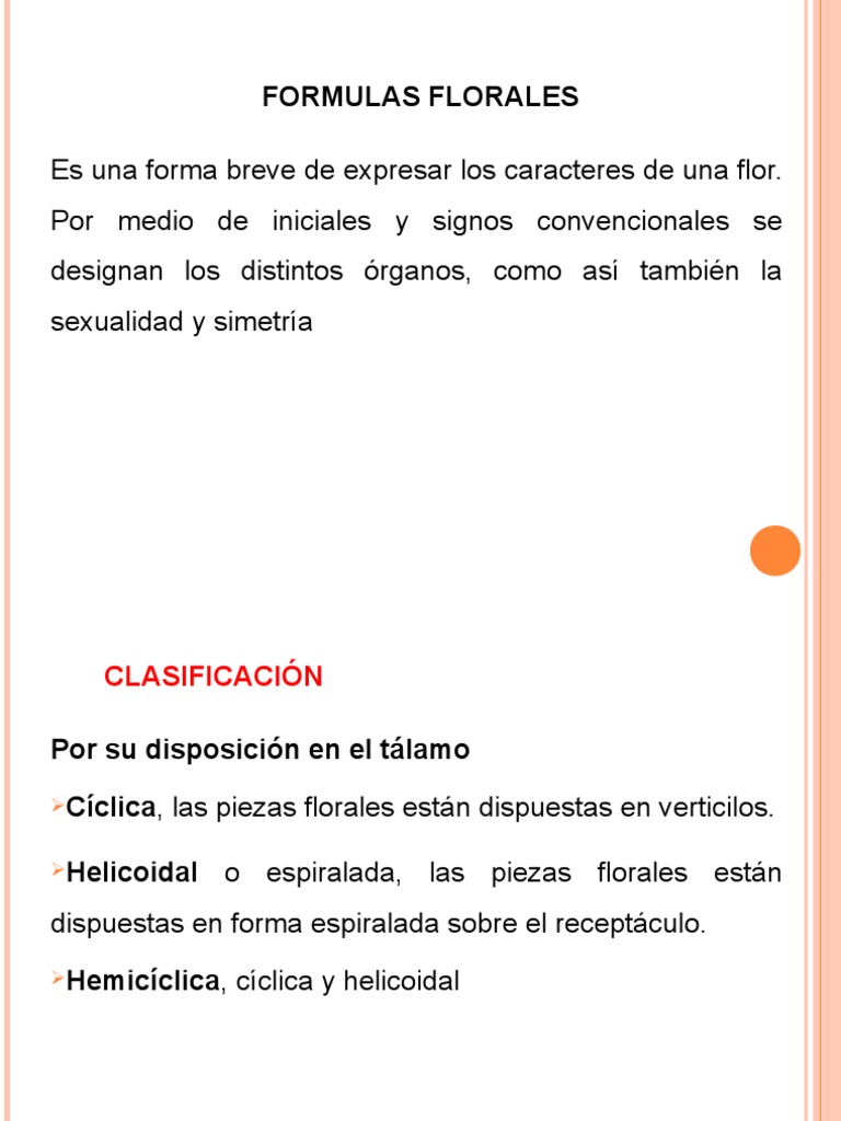 Diagrama Formula Floral | PDF