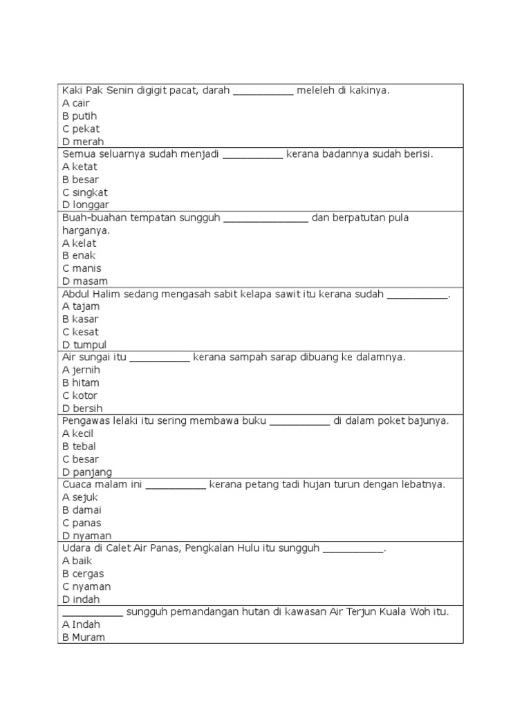 Kaki Pak Senin Digigit Pacat | PDF