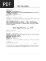 Test HTP (Ficha Tecnica) | PDF
