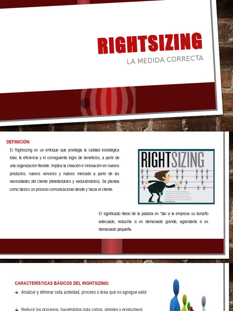 Right Sizing | PDF | Servidor (Computación) | Mercado (economía)