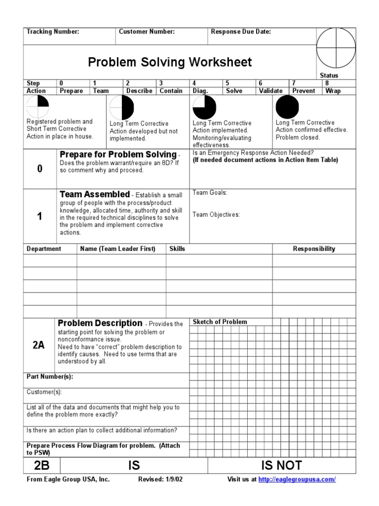 8D Form | PDF | Problem Solving Skills | Applied Mathematics