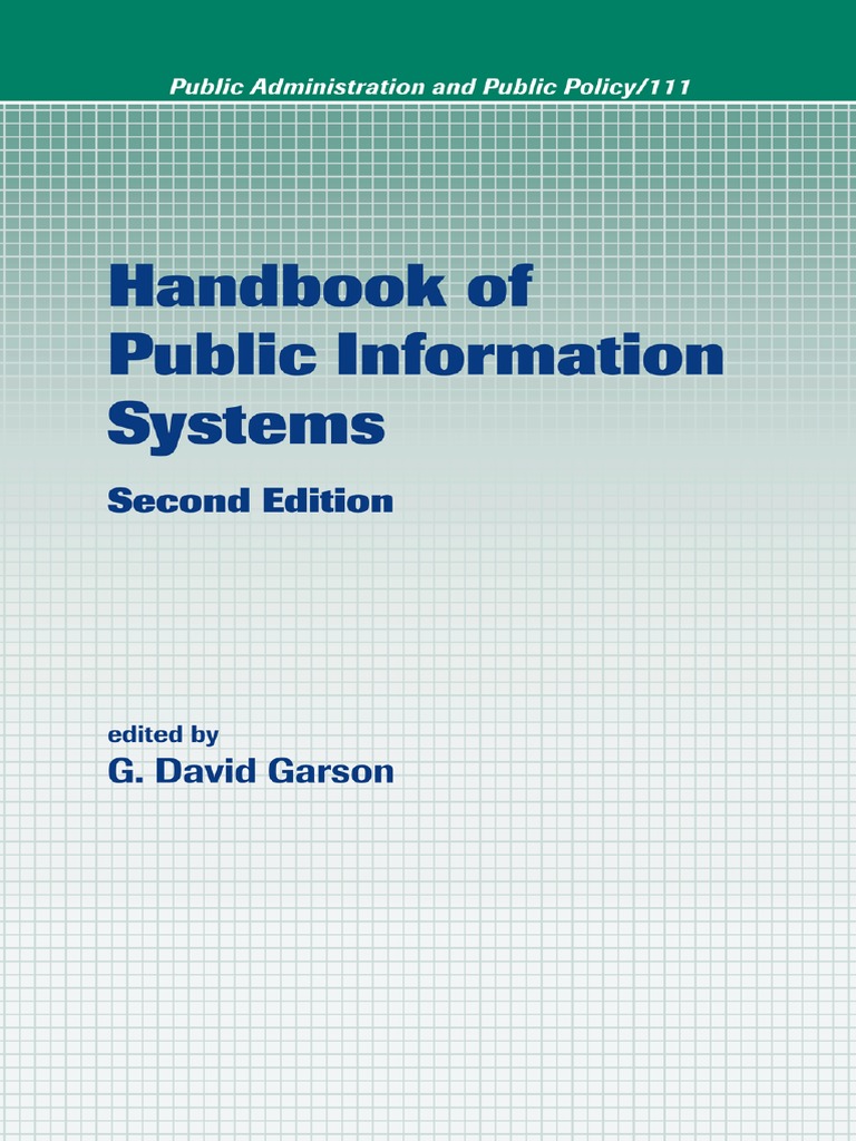 Public Information Systems-1 PDF | PDF | Politics
