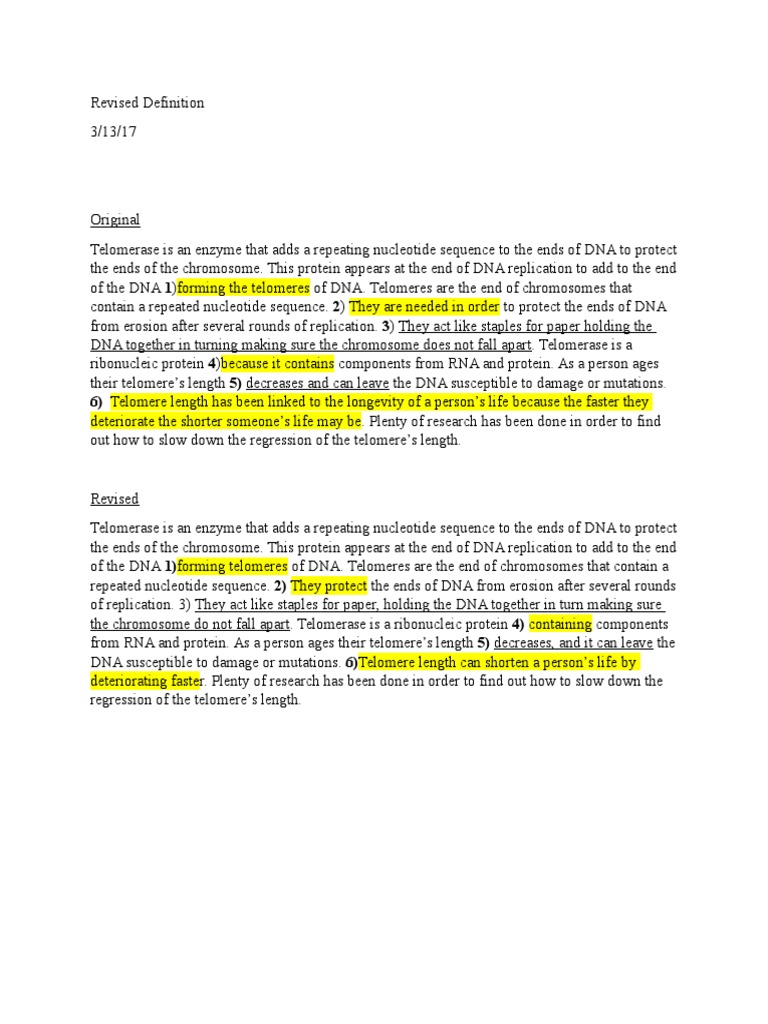 Revised Definition | PDF | Science & Mathematics