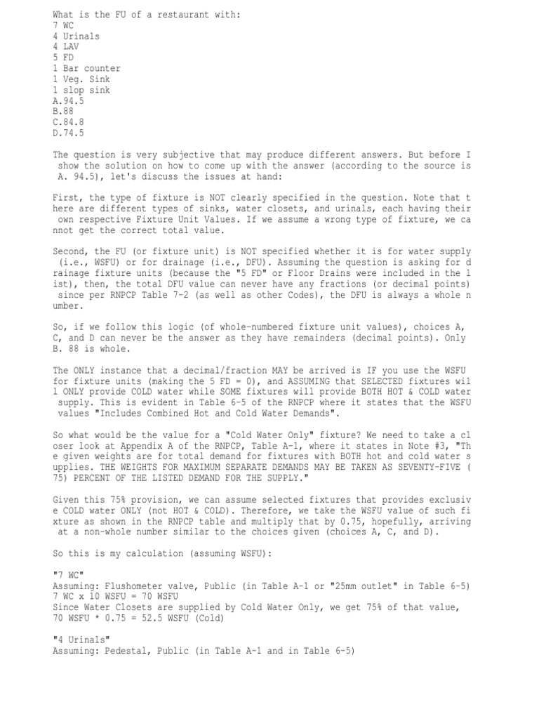 Sample | PDF | Sink | Plumbing