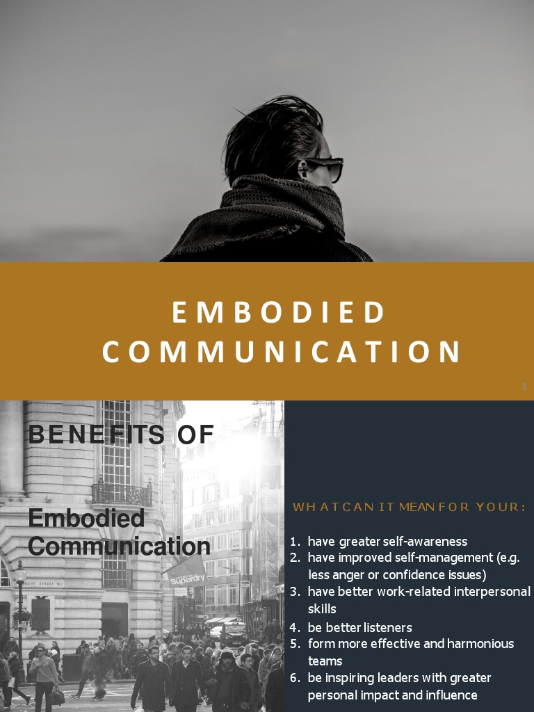 Embodied Communication | PDF | Emotional Intelligence | Self Awareness