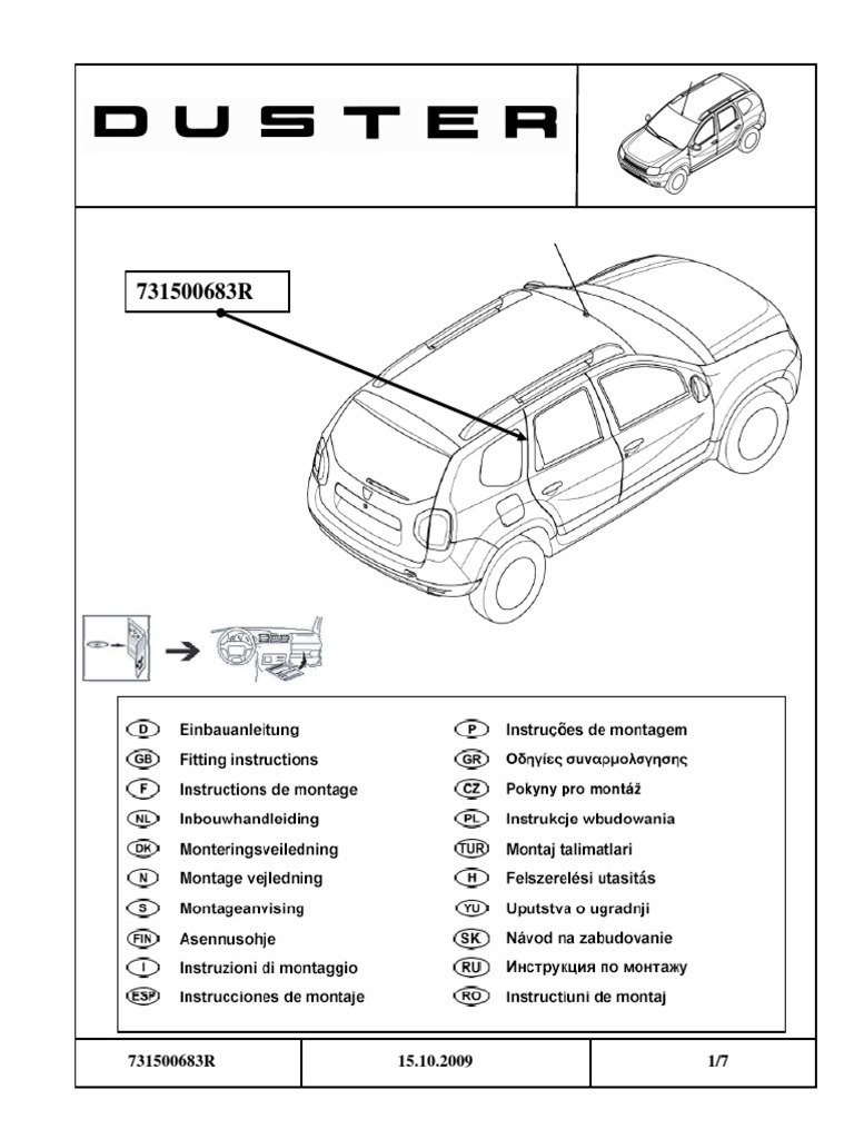 Duster Dog Guard Fitting | PDF